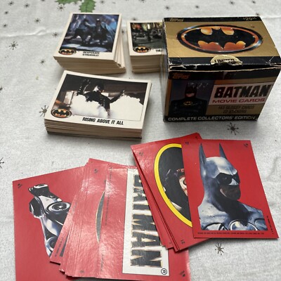 Batman Movie Cards Complete Collector's Limited Edition 1989 Topps ...