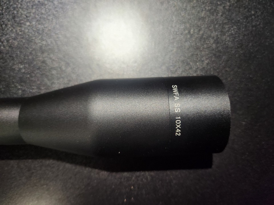 SWFA Super Sniper 10x42 - Mil-Quad Reticle - Side Focus - Flip Caps ...