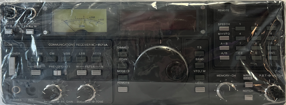 Icom IC-R71A Receiver Shortwave Ham AM SSB CW Communications Receiver ...