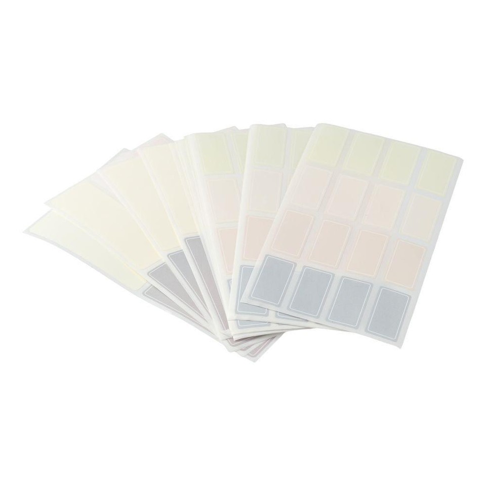 Rectangle Name Stickers Colorful Filing Envelops Tags Name Tags ...
