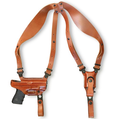 Leather Horizontal Shoulder Holster Fits, Canik TP40 40S&W 4" Barrel ...