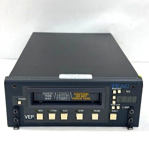 RCI/TEAC 8MM SINGLE DECK VIDEO TAPE PLAYER/VIDEO REPRODUCER UNIT VE ...