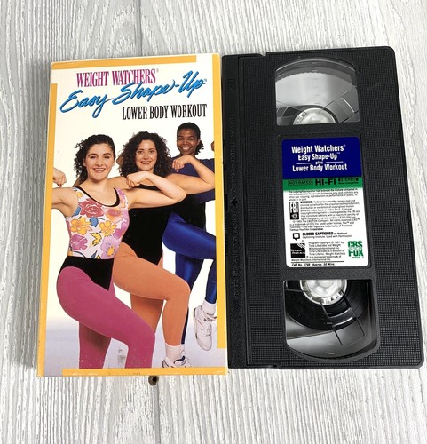 Weight Watchers Easy Shape Up - Lower Body Shape-Up (VHS, 1993 ...