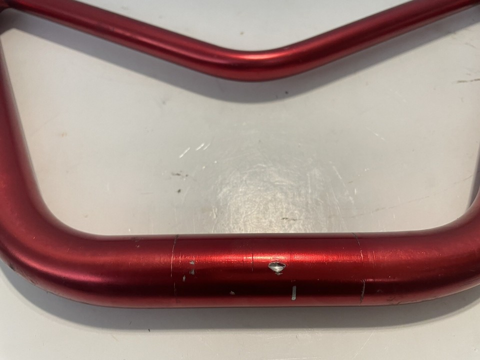 Redline V Handlebars Bars Old School Vintage Bmx Red Alloy | eBay