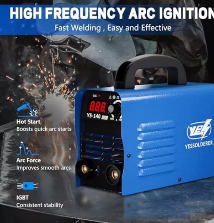Stick Welder, 110V ARC Welder, 140A LCD Display Digital Inverter YS-140 ...