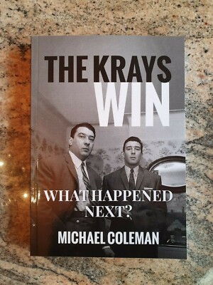 The Krays Win Fiction Crime Book By Michael Coleman Signed New Kray ...