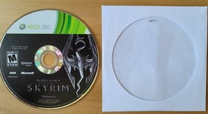 XBOX 360 Skyrim The Elder Scrolls V Disc Only | eBay
