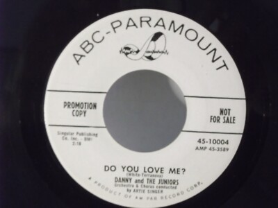Danny & The Juniors,ABC-Par. 10004"Do You Love Me?"US,7"45,1958 PROMO ...