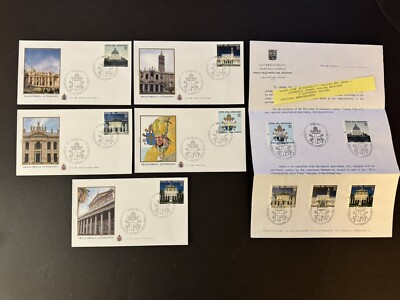 Vatican 2000 FDC +FD Bulletin =Frama Automatic Stamp Set +5-Basiclica Indicia | eBay