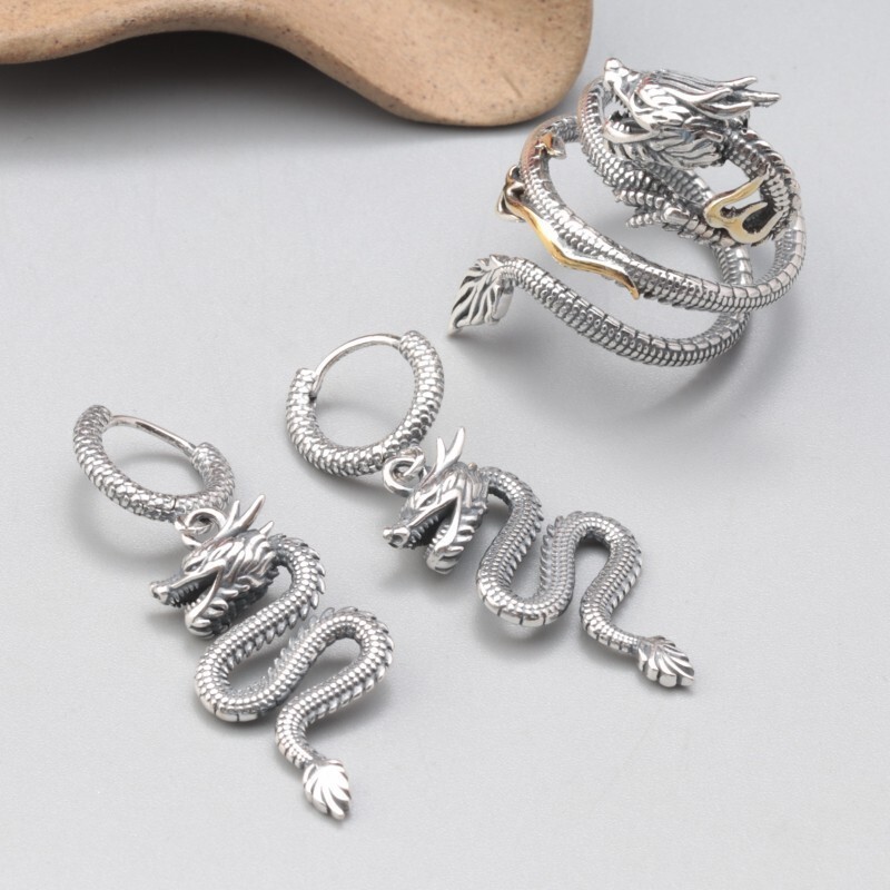 A22 Ring Drache Jahr des Drachen 2024 Silber 925 | eBay.de