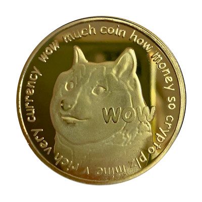 Dogecoin | DOGE Physical Crypto Coin Novelty Souvenir Token Gold Color ...