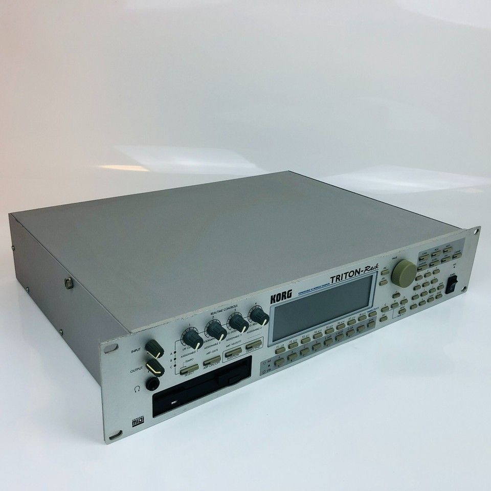 KORG TRITON RACK SYNTHESIZER sound source module multitimbral Tested | eBay