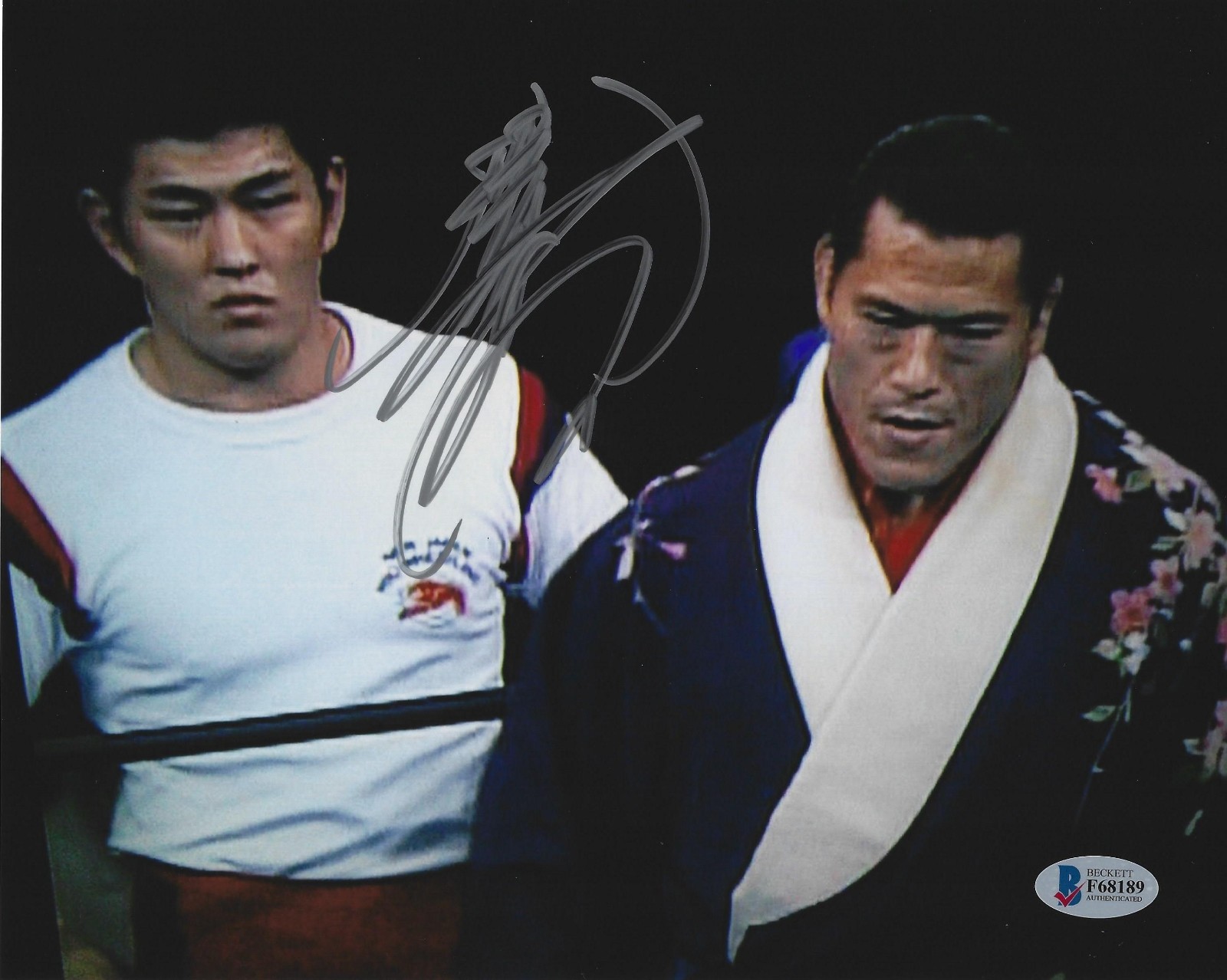 Minoru Suzuki Signed 8x10 Photo BAS COA New Japan Pro Wrestling w ...