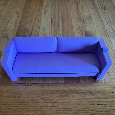Barbie Dream House Purple Bunk Bed Sofa Couch Ladder Furniture Part ...