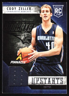 2013-14 Pinnacle Upstarts Jerseys Cody Zeller Rookie Jersey Charlotte ...