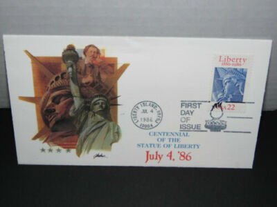 1St Day of Issue- USPS Centennial of Statue of Liberty July 4,1986 ...