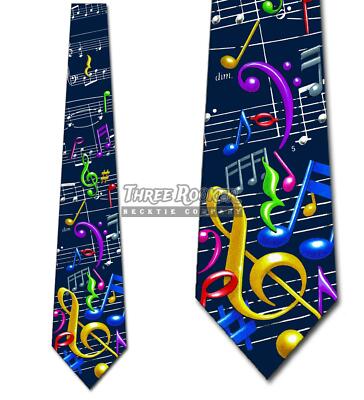 Music Ties Mens Colorful Musical Note Necktie Staff Tie | eBay
