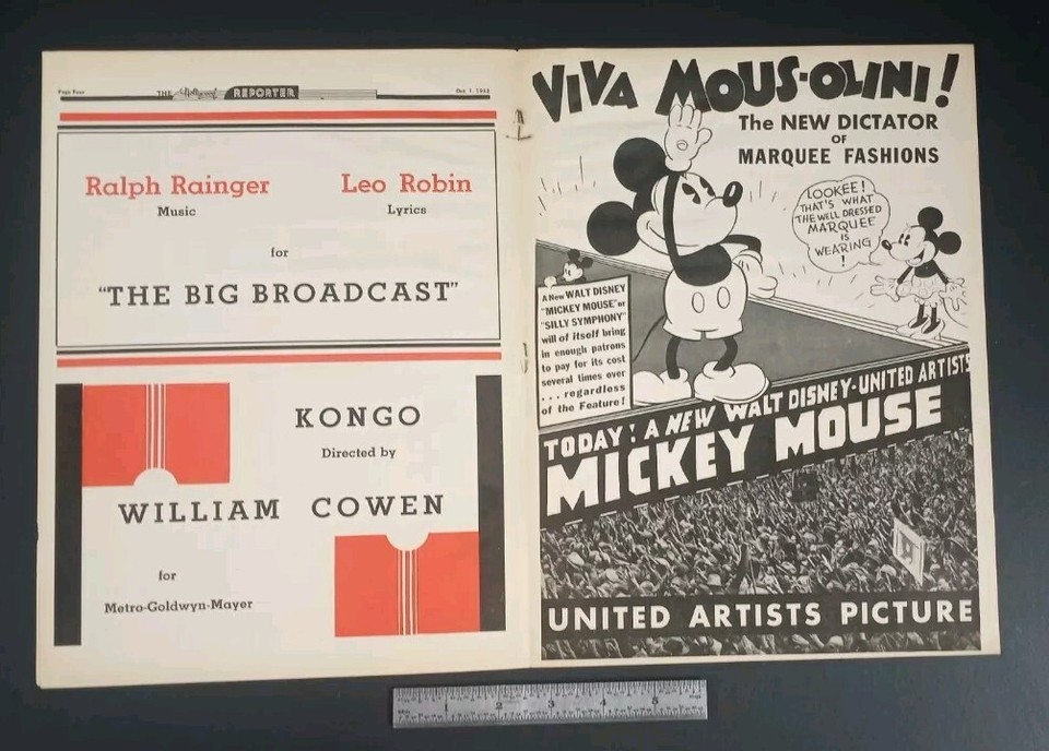 Mickey Mouse fascist salute in 1932 The Hollywood Reporter Walt Disney ...