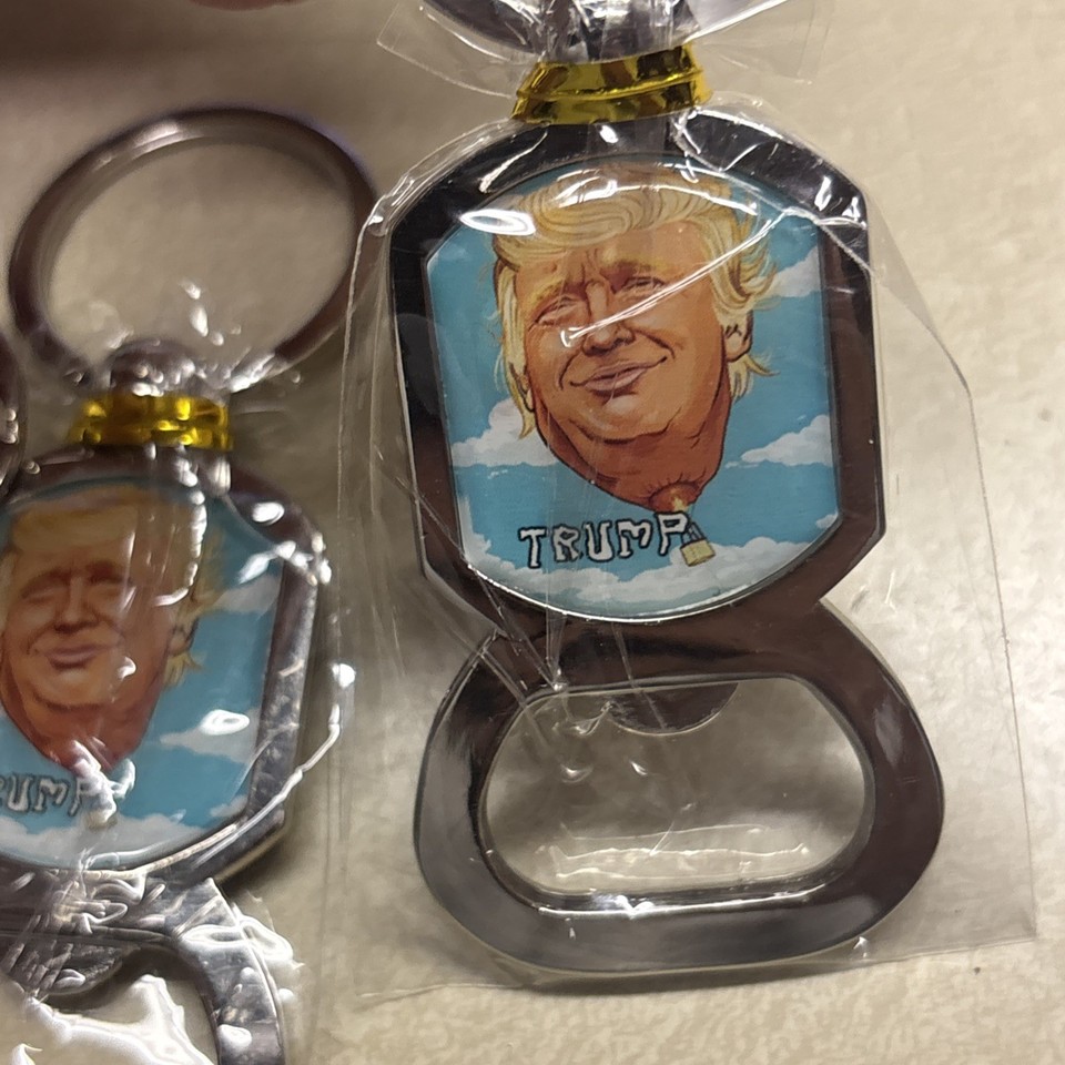 Donald Trump Cartoon Bottle Opener Keychain MAGA | eBay
