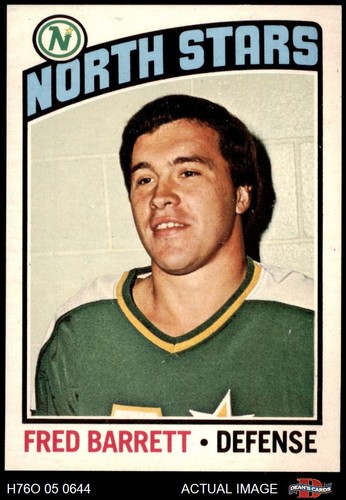 1976 O-Pee-Chee NHL #249 Fred Barrett North Stars 8 - NM/MT | eBay