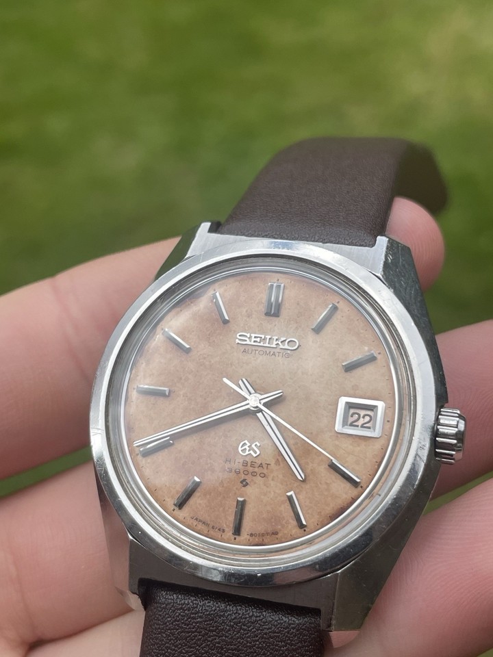1969 Grand Seiko 61GS Dial Patina 6145-8000 Automatic Watch Hi-beat JDM ...