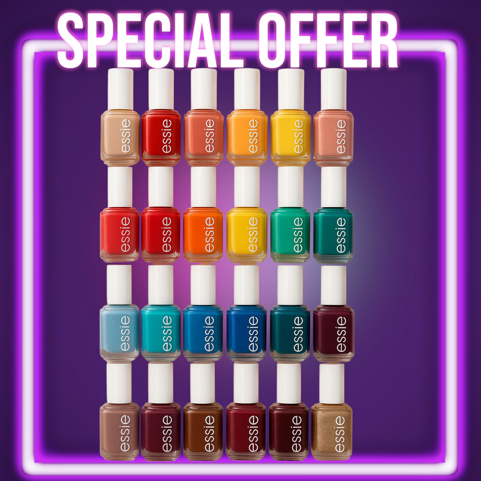 ASSORTED Essie nail polish random sets of 3&5 Assorted shades perfect ...
