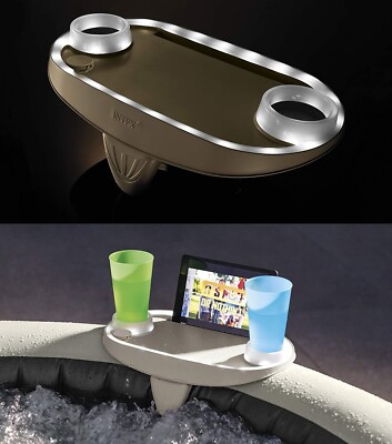 Intex 28520 Spa Tray Tablet Getränkehalter Whirlpool Ablage 45x26x16 ...
