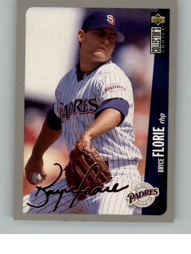 1996 Collector's Choice Bryce Florie 292 San Diego Padres Silver ...