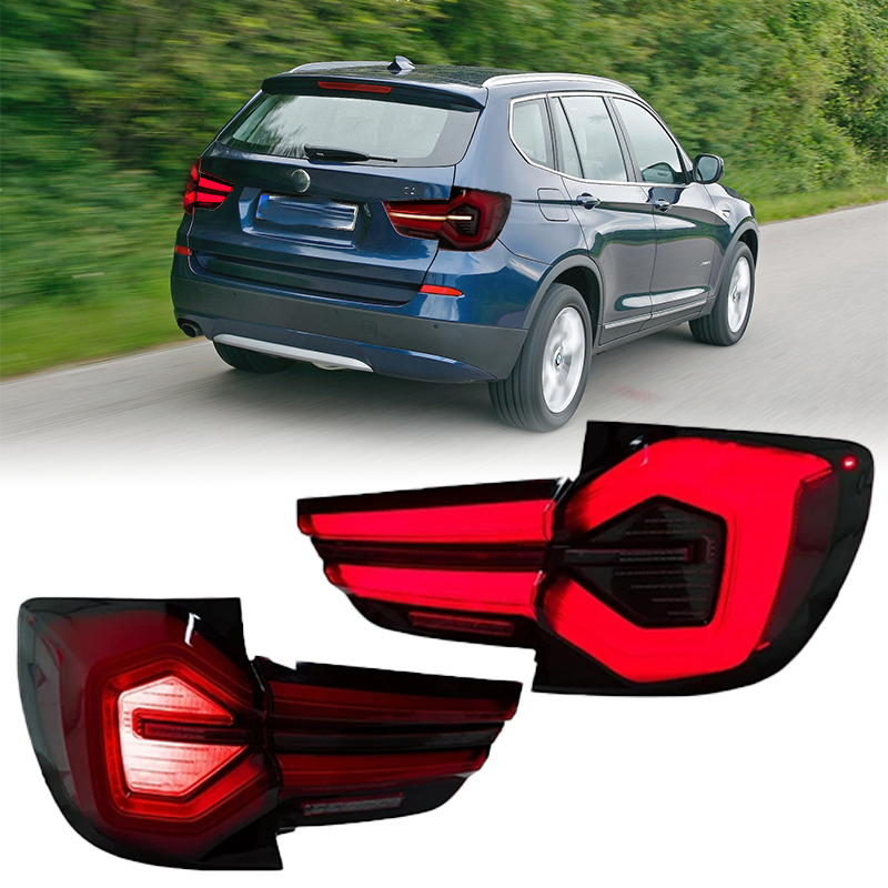 LED Tail Lights For BMW X3 F25 2010-2017 Dynamic Turn Automotive ...