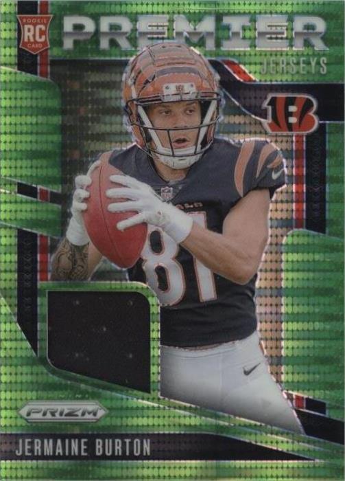 2024 Panini Prizm - Premier Jerseys Jermaine Burton #PJ-JBN Neon Green ...