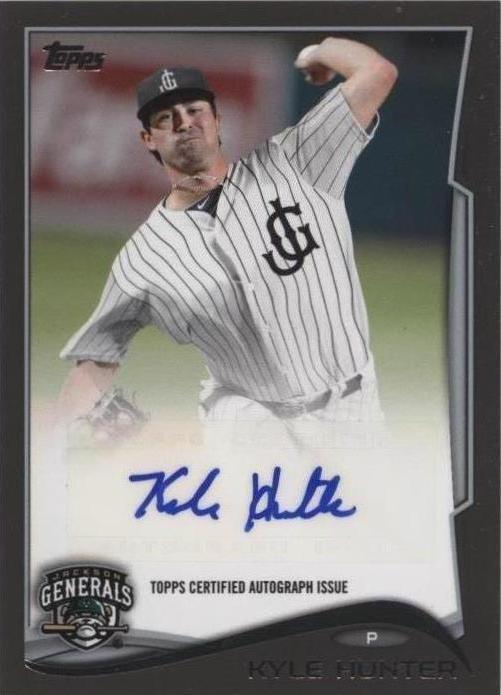 2014 Topps Pro Debut - Autographs Kyle Hunter #PDA-KH (AU, RC) for sale ...