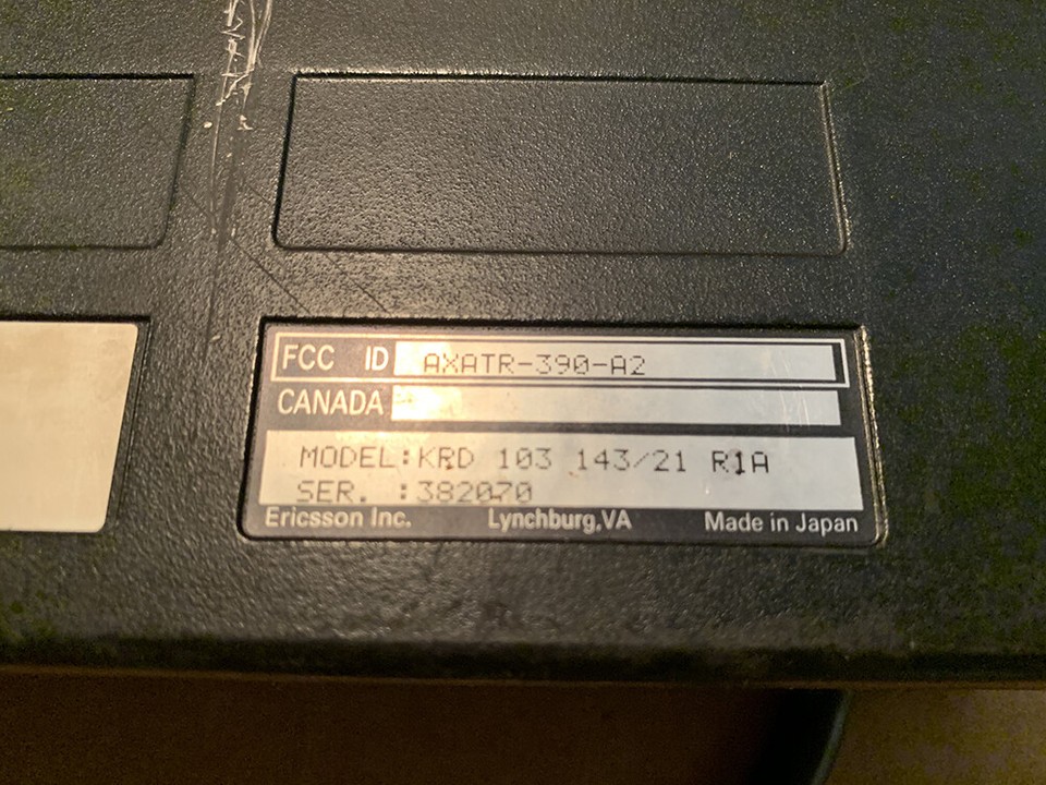 Ericsson Mobile Radio KRD 103 143/21 R1A 2-Way Mobile Radio 800 MHz 25 ...