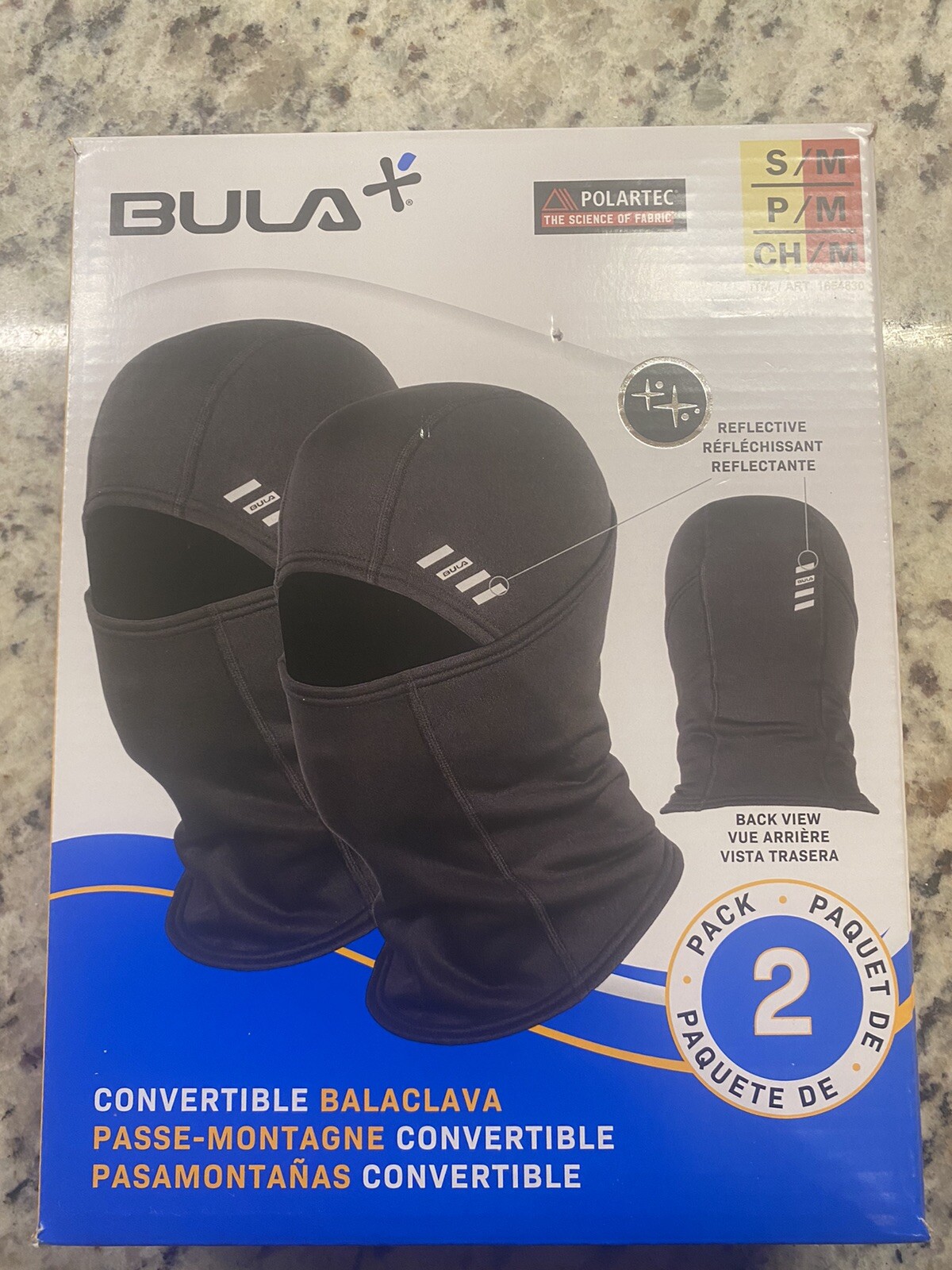 *NEW* BULA Covertible Balaclava Ski Mask Winter Face Cover, S/M, 2 Pack ...
