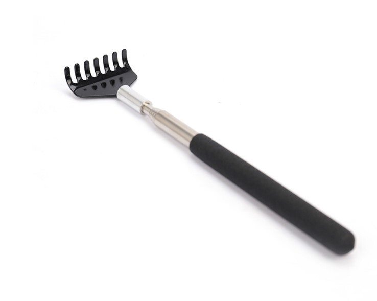 BACK SCRATCHER EXTENDABLE CLAW METAL RAKE TELESCOPIC MASSAGER PORTABLE ...