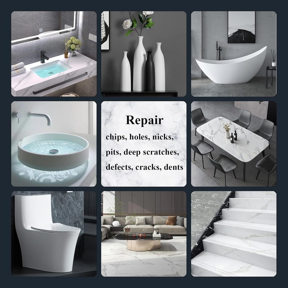 Bathtub Repair Kit-Porcelain Repair Kit-Acrylic Tub Repair Kit for ...
