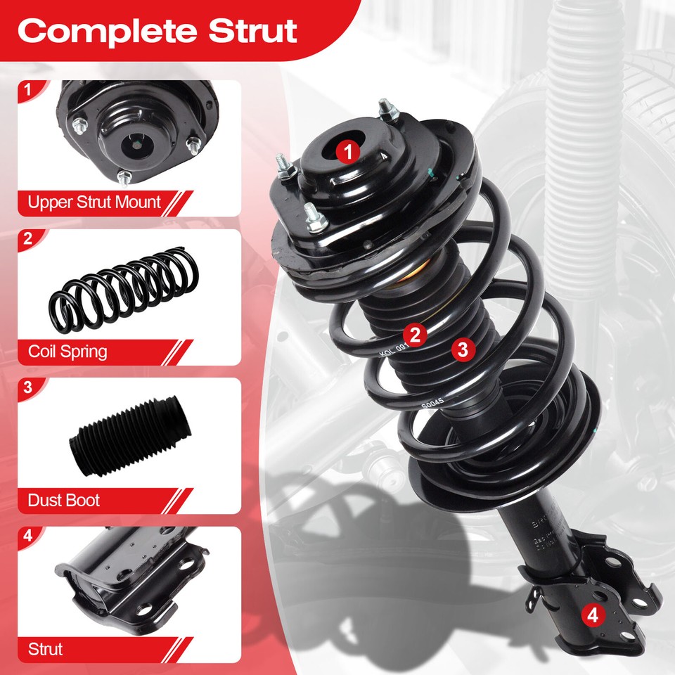 Fit For 2001-2010 Chrysler PT Cruiser Front Struts & Control Arms & Tie ...