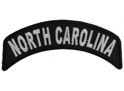 BRAND NEW NORTH CAROLINA STATE ROCKER BIKER IRON ON PATCH | eBay