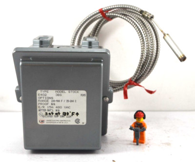 E402-3BS UE United Electric *NOS* Temperature Controller 100-400F, 15A ...