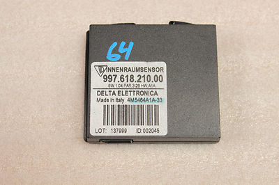 Porsche 987 911 Carrera 997 Alarm Module Monitor Sensor Cabin Theft ...