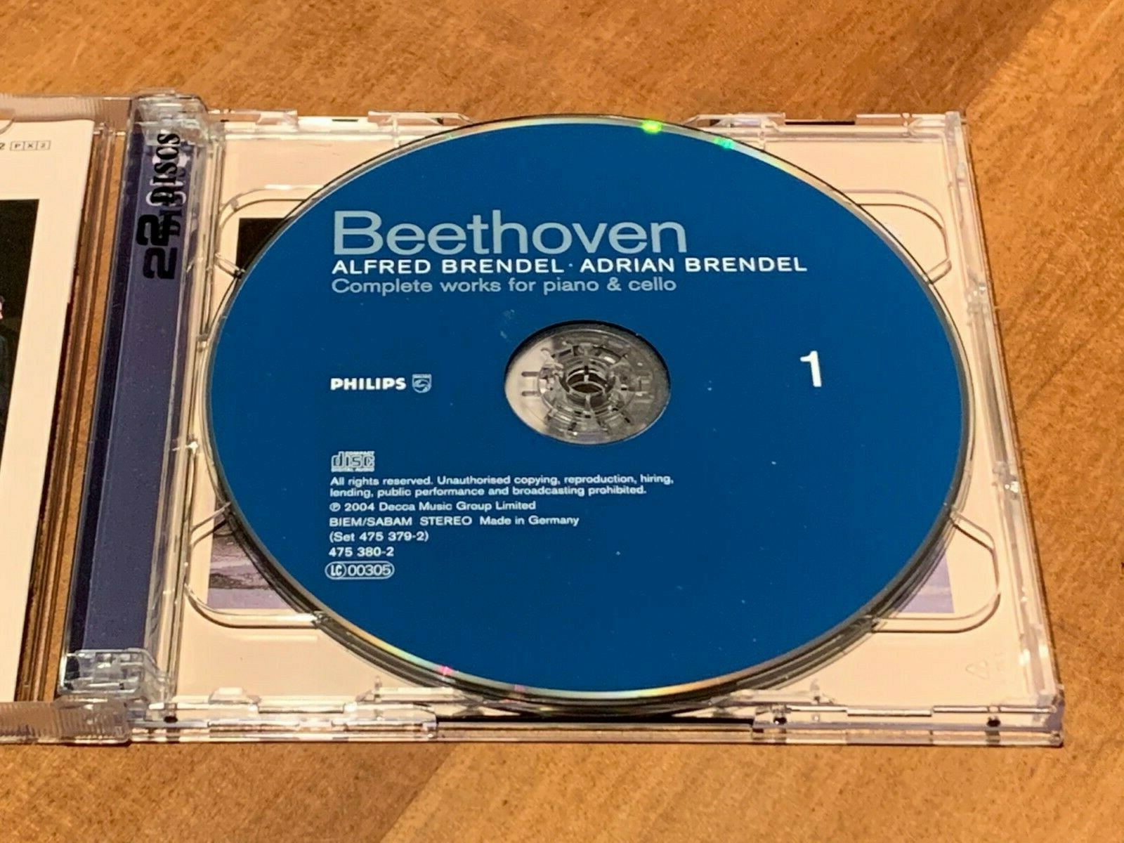 Beethoven Complete Works for Piano & Cello ALFRED & ADRIAN BRENDEL ...