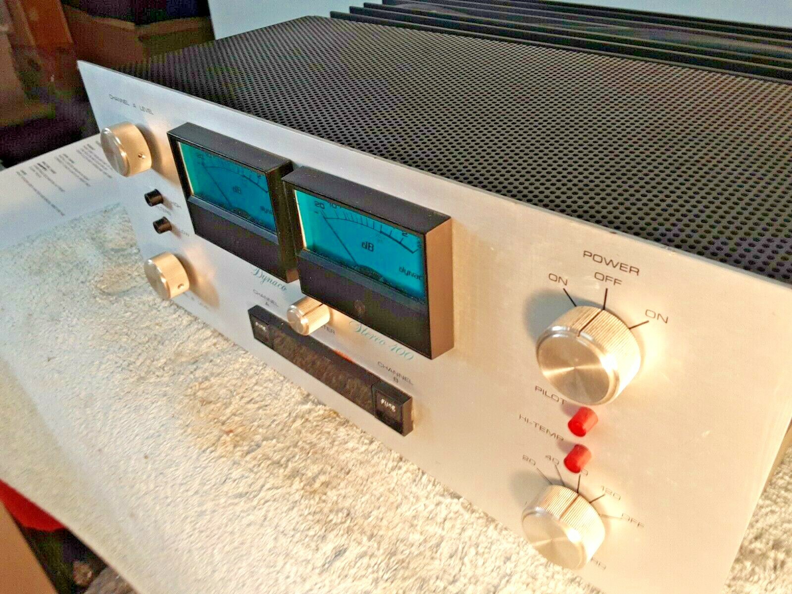 DYNACO STEREO 400 POWER AMPLIFIER WITH METERS #2 | eBay