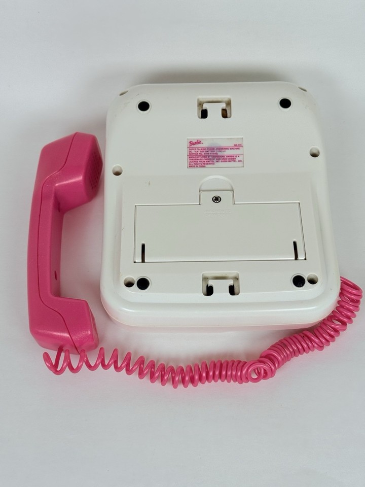Barbie Super Talking Phone Answering Machine 1996 Tested And Working ...