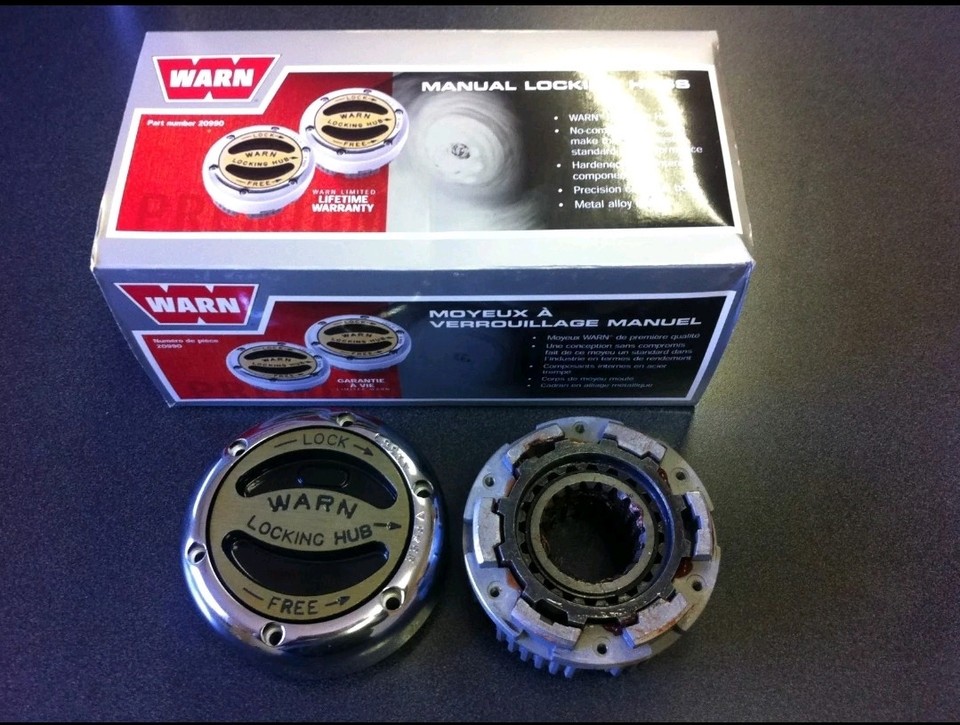 1/2 Ton (most Dana 44/GM 10 Bolt) Warn 20990 Premium Locking Hub ...