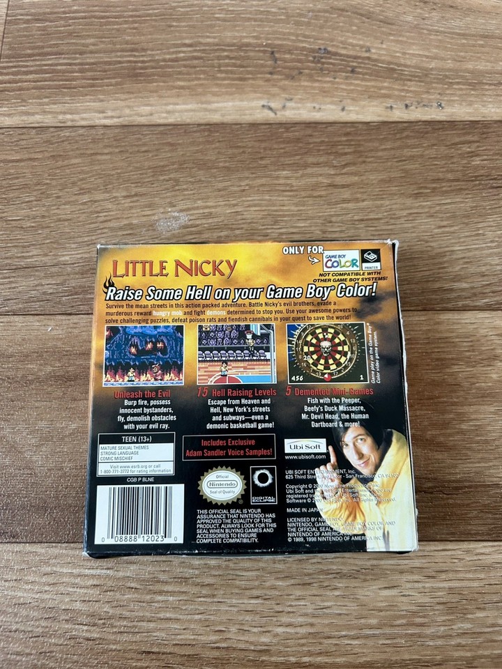 Little Nicky Nintendo Game Boy Color GBC Complete Rare | eBay UK