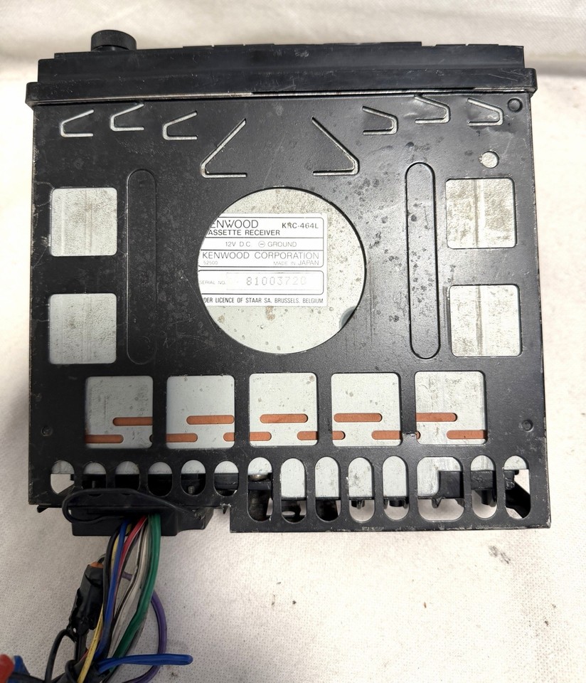 KENWOOD KRC-464L ANRC PULL OUT AUTO REVERSE RADIO CASSETTE PLAYER ...