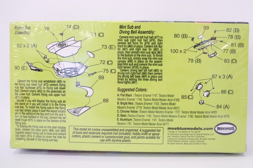 2020 MOEBIUS MODELS The Flying Sub Plastic Model Kit SEALED - S09 | eBay UK