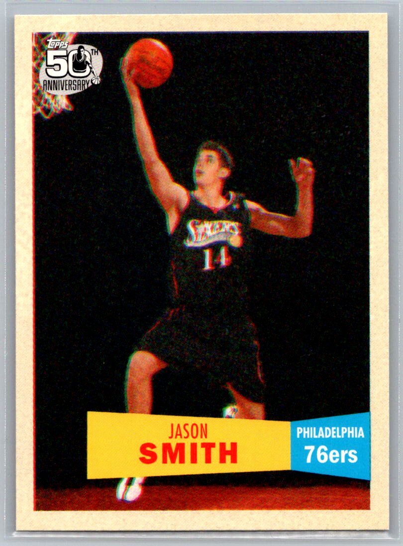 2007 Topps 50th Anniversary #130 Jason Smith Philadelphia 76ers ...