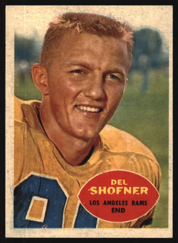 1960 Topps #65 Del Shofner EX+ Rams 569931 | eBay