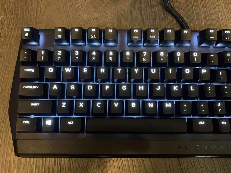 Alienware AW310K BLACK BACKLIT GAMING KEYBOARD KEYCAPS KEYS (AW310K) | eBay