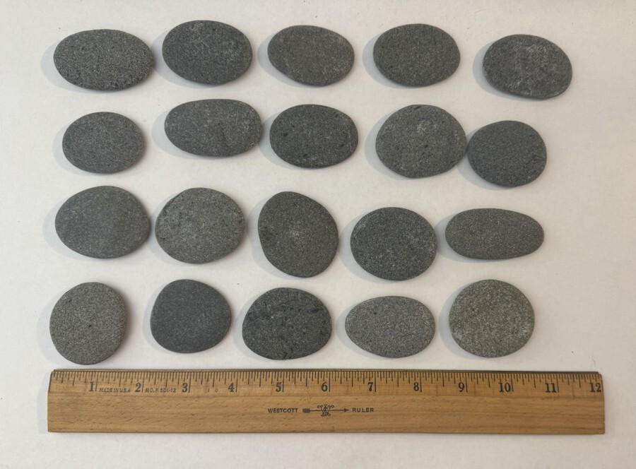 Twenty (20) Flat Smooth Beach Rocks! Ready for Painting! 1.5” - 2.25 ...